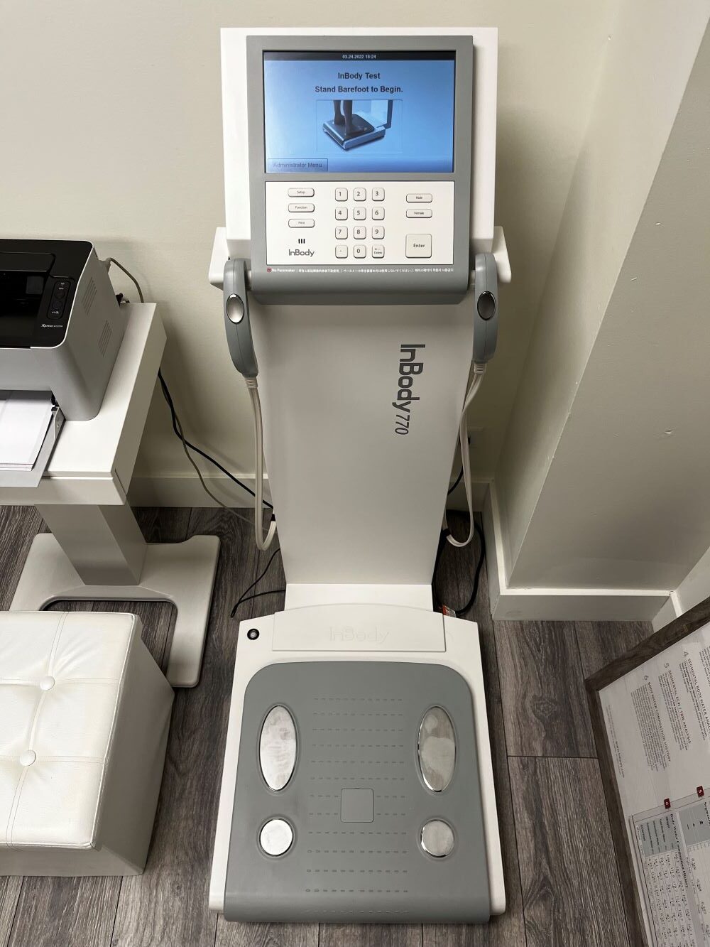InBody 770 Body Fat Testing Thornton Gym Adventure Fitness